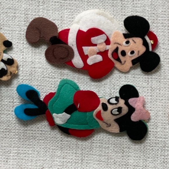 Disney | Holiday | Vintage Disney Felt Ornaments 96s Japan | Poshmark